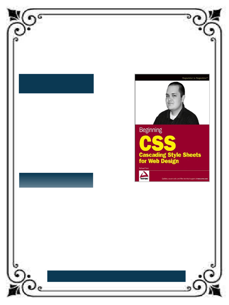 Beginning CSS Cascading Style Sheets for Web Design 1st Edition Richard ...