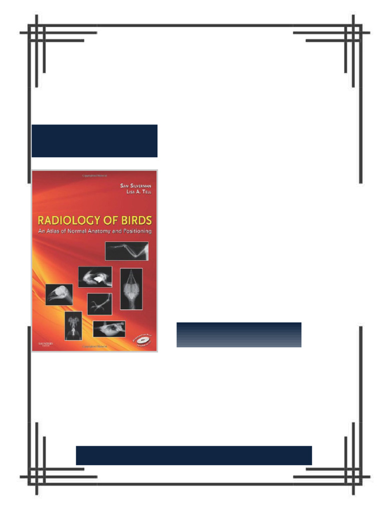 Radiology of Birds An Atlas of Normal Anatomy and Positioning 1 Har/Cdr ...
