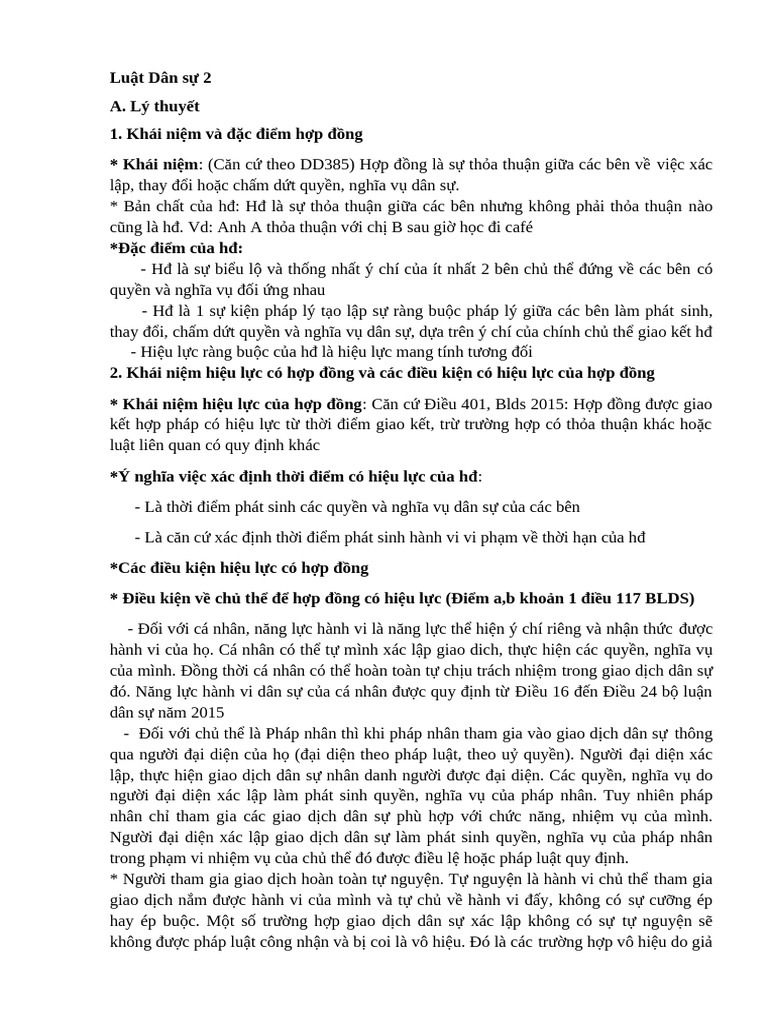 Luật-Dân-sự-2 | PDF