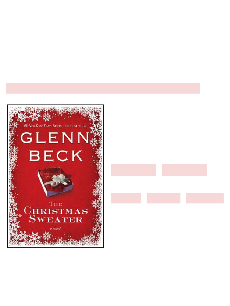 The Christmas Sweater Glenn Beck Kevin Balfe Jason F Wright Beck ebook ...
