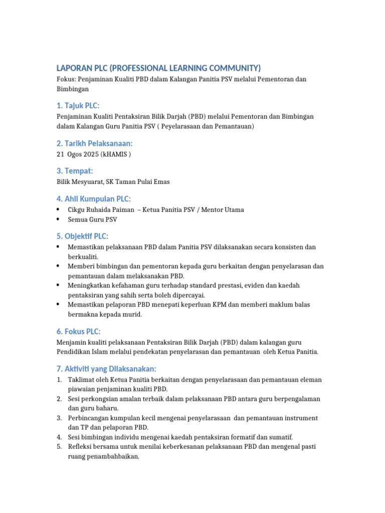 Laporan_PLC_ psv2 | PDF