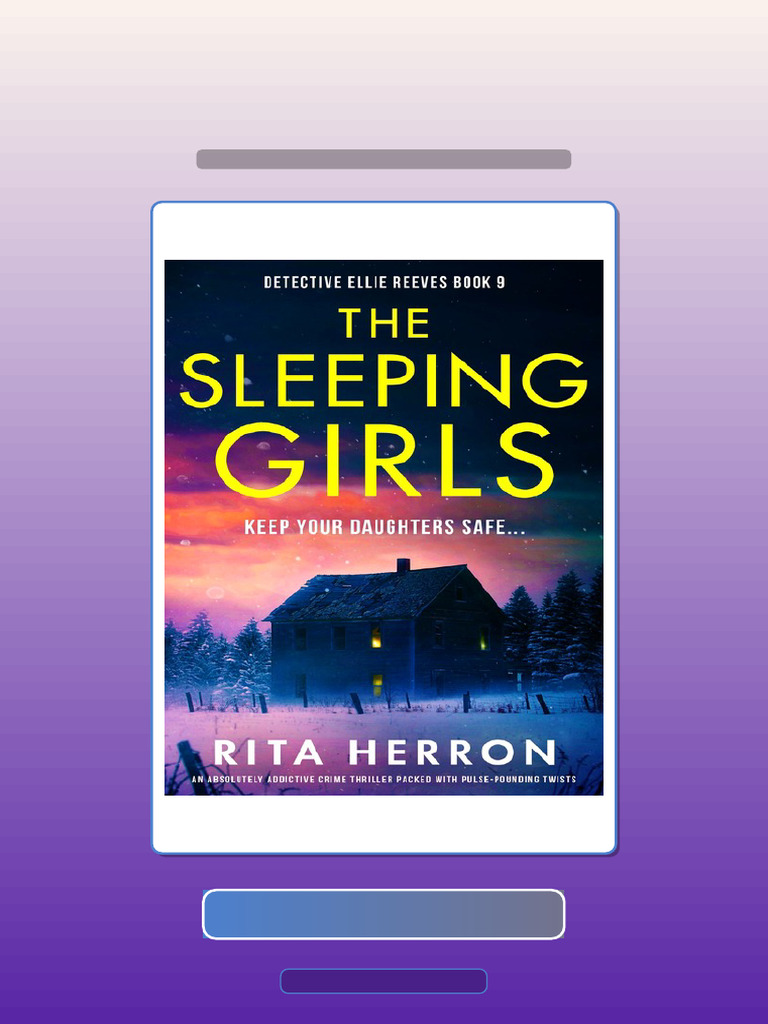 Test Bank for the Sleeping Girls an Absolutely Addictive Crime Thriller ...