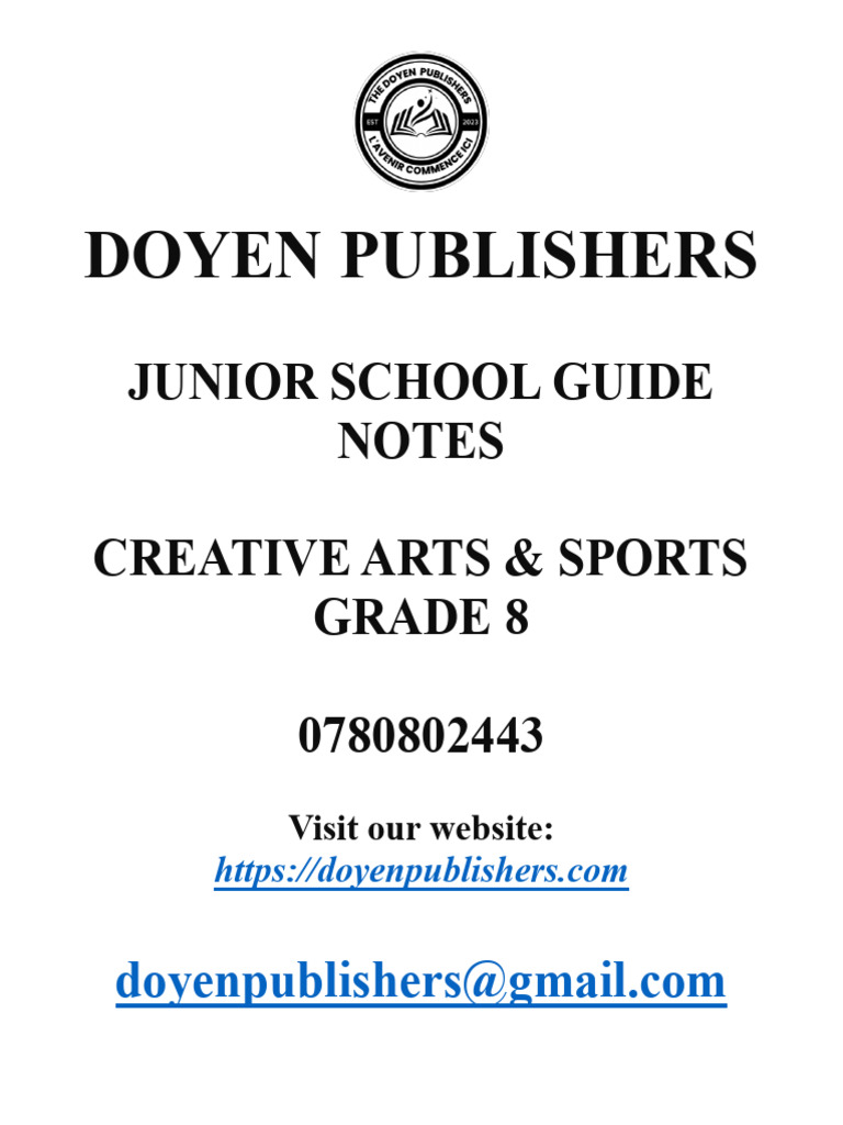 Grade 8 - Creative Arts and Sports | PDF | Curriculum | Educational ...
