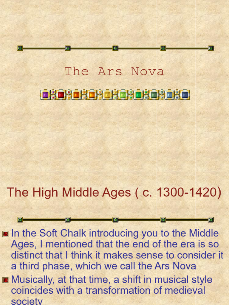 474 Ars Nova | PDF | Musical Compositions | Elements Of Music