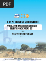 Ngwaketse West 2022 Census Insights | PDF