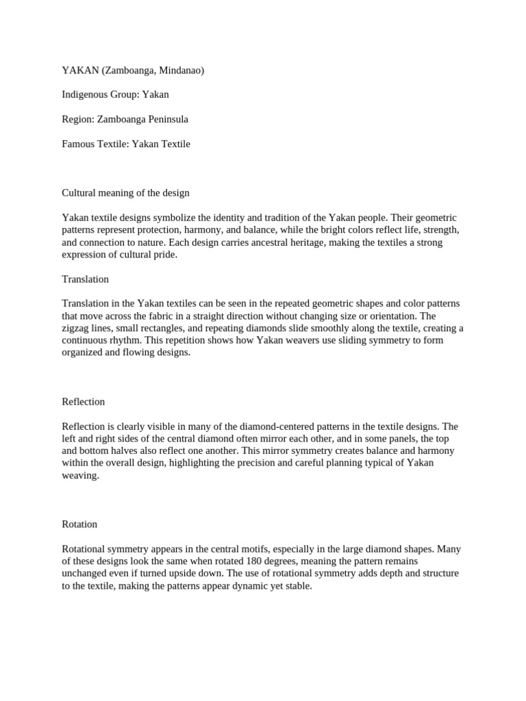 yakan | PDF