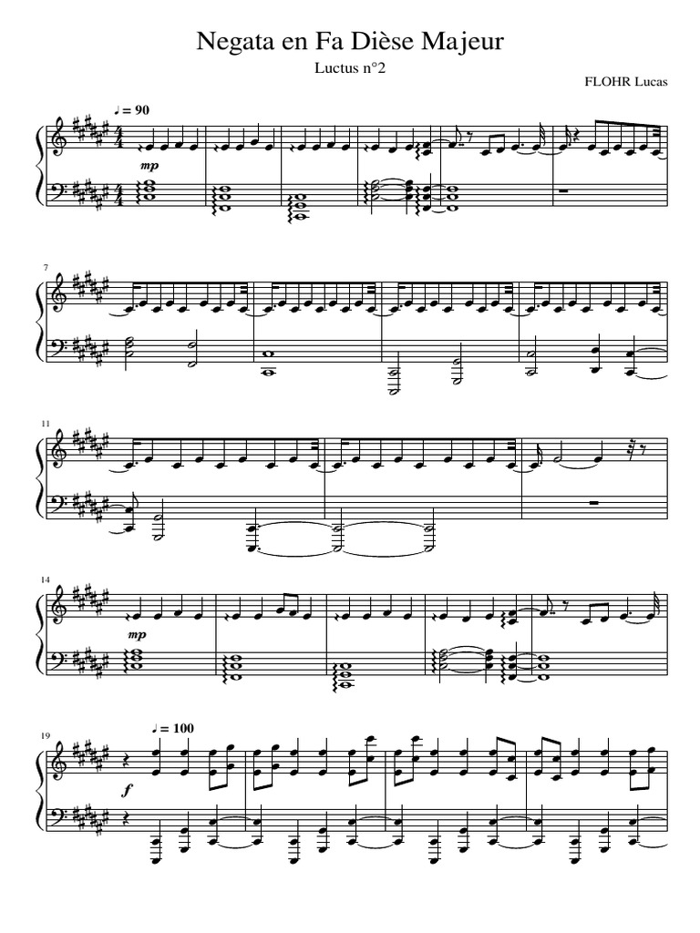 FLOHR Lucas: Luctus n°2 Analysis | PDF
