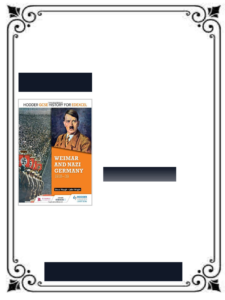 Weimar Nazi Germany 1918 39 Steve Waugh eBook improved readability ...
