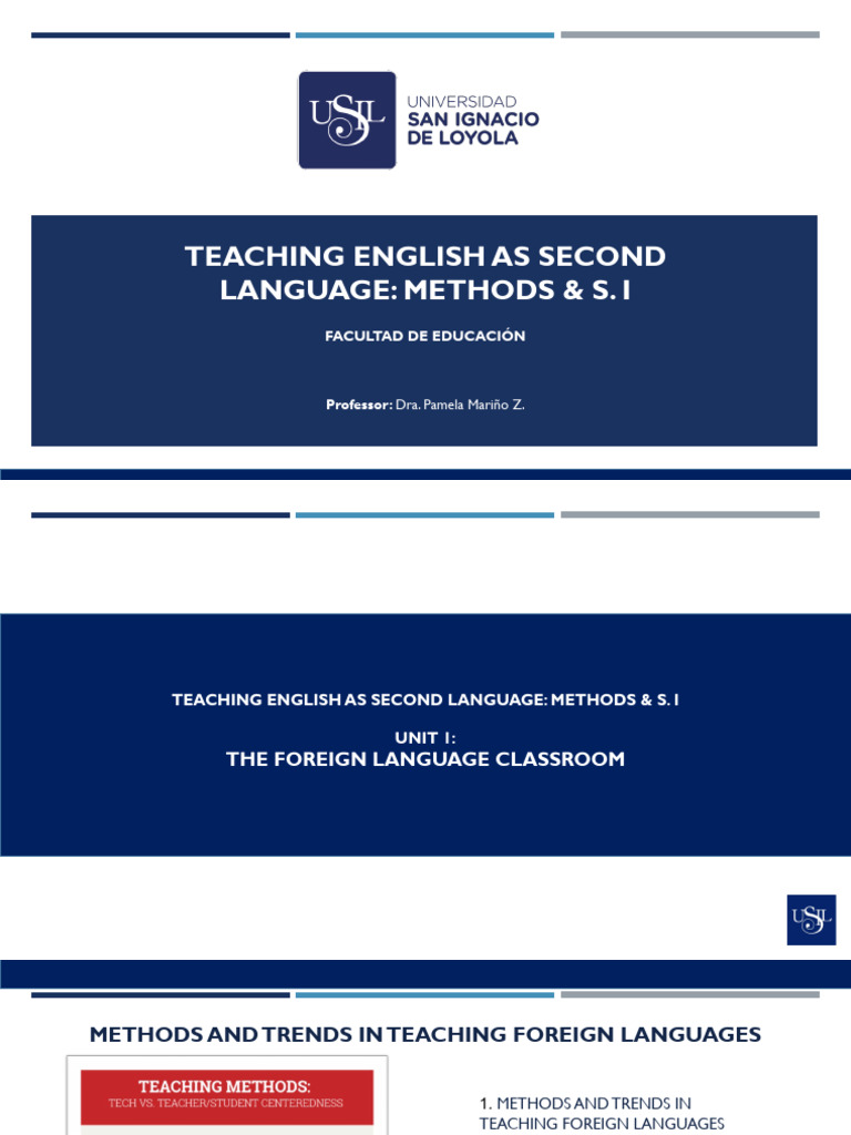 Week 3 - The foreign language classroom. | PDF | Differentiated ...