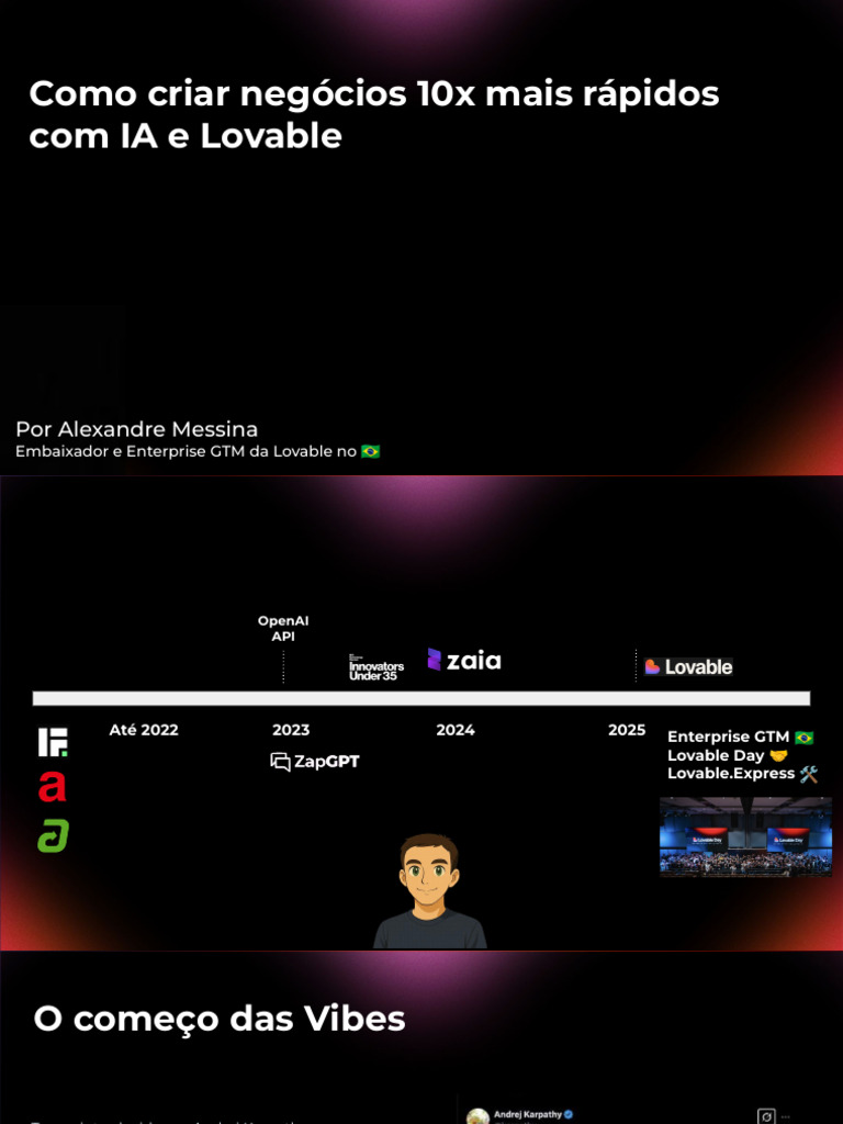 Construindo com IA 10x mais rápido - Vibe Builders | PDF | Engenharia ...