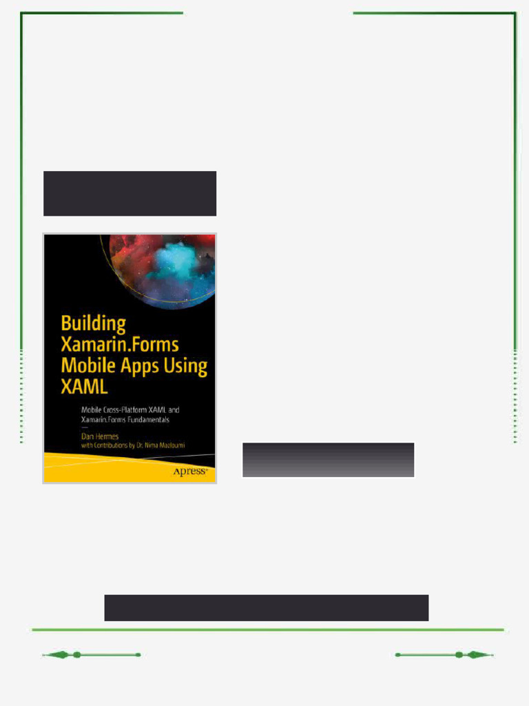 Building Xamarin.Forms Mobile Apps Using XAML: Mobile Cross-Platform ...