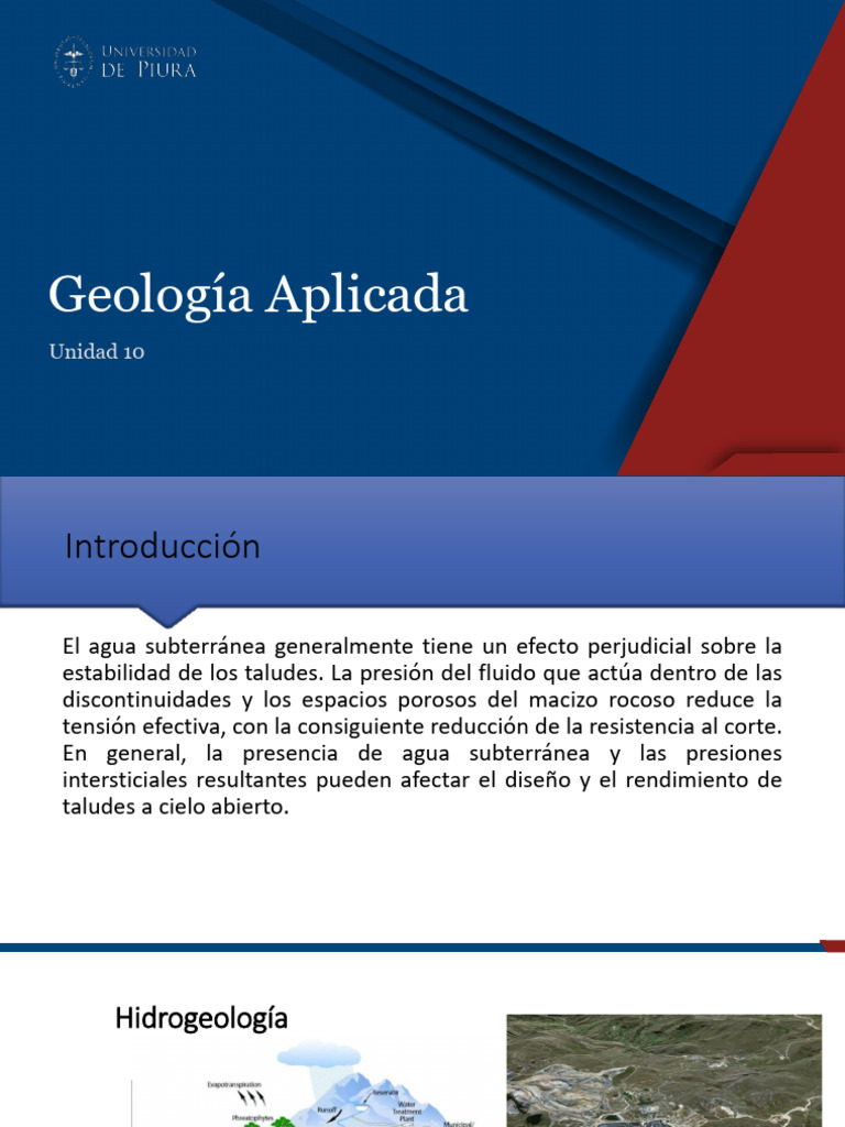 GEA_Capítulo 5_ Hidrogeología Investigación in situ y macizos rocosos (1) | PDF | Agua ...