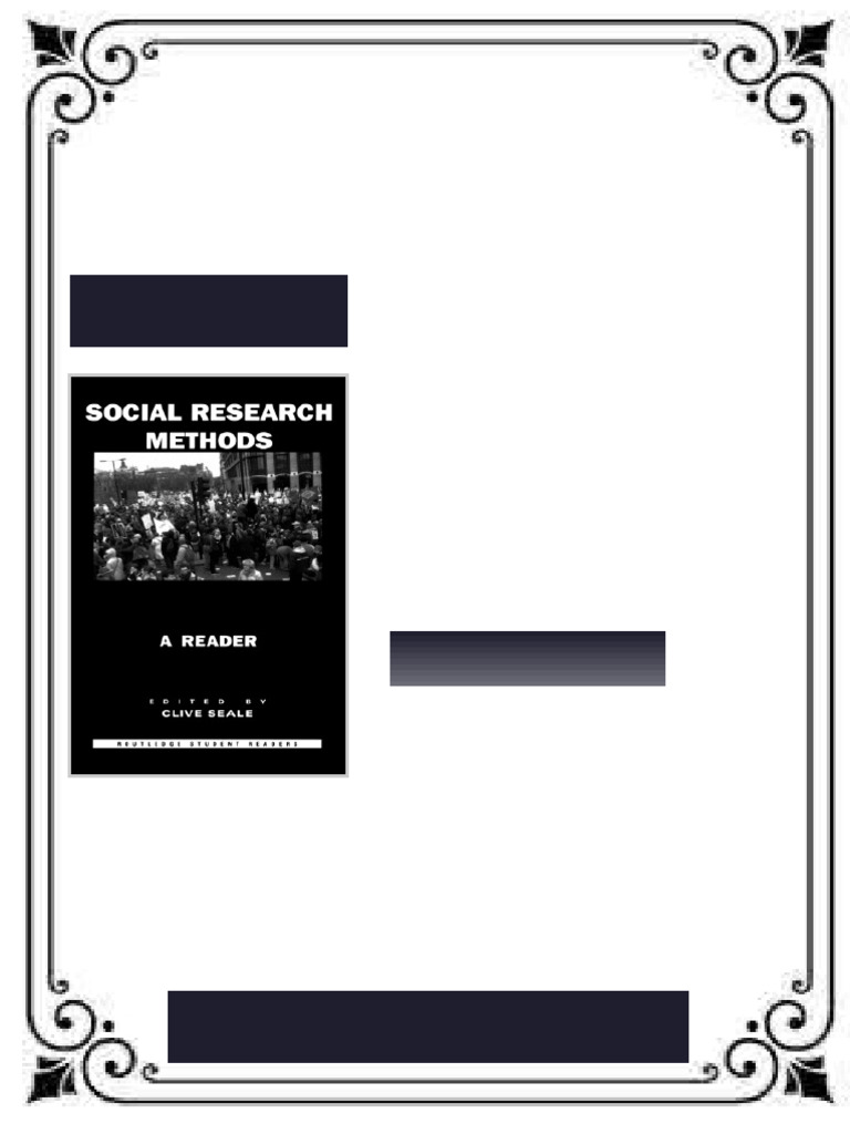 Social Research Methods A Reader 1st Edition Clive Seale Ebook Uploaded ...