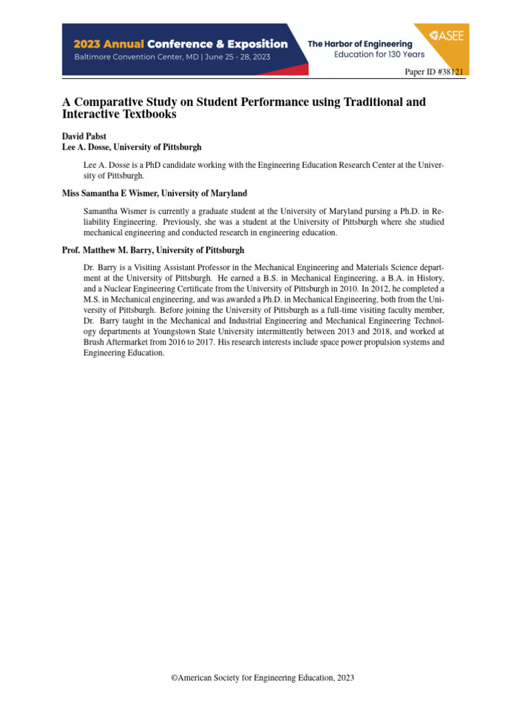 A Comparative Study On Student Performance Using Traditional and ...