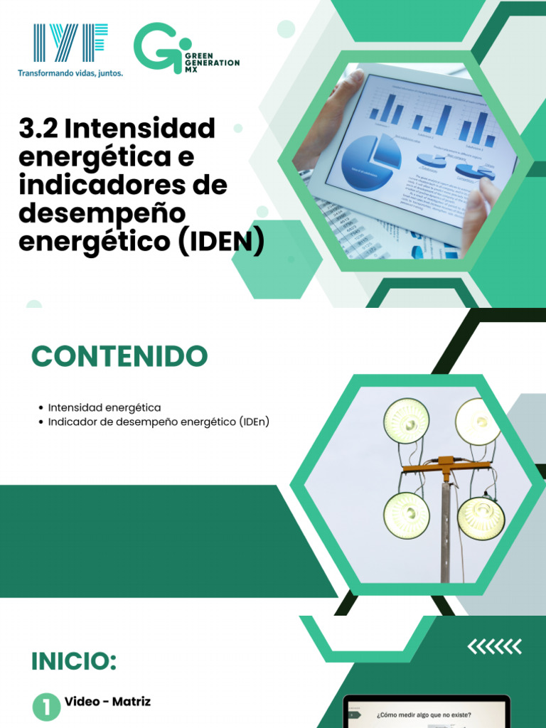 3.2 Intensidad Energética e Indicadores de Desempeño Energético (IDEN ...