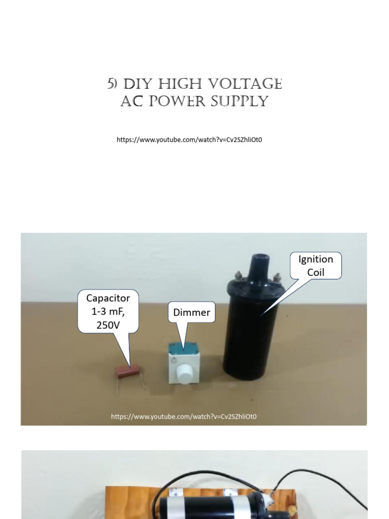 5) DIY High Voltage AC Power Supply | PDF