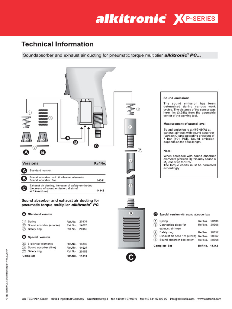 Alkitronic Techinfo Sondabsorber en | PDF