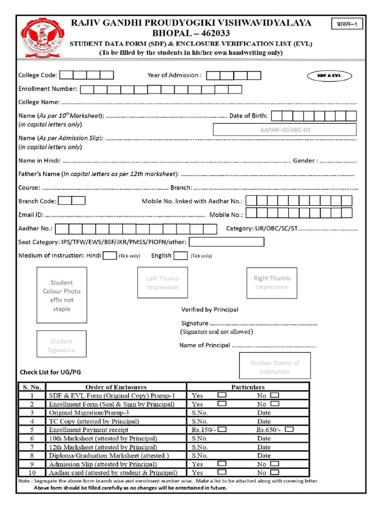 Praroop-1 Sdf and Evl | PDF