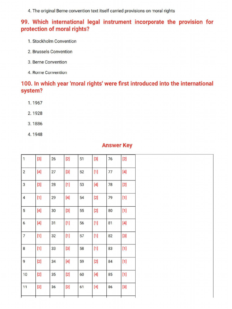 Answer Key | PDF