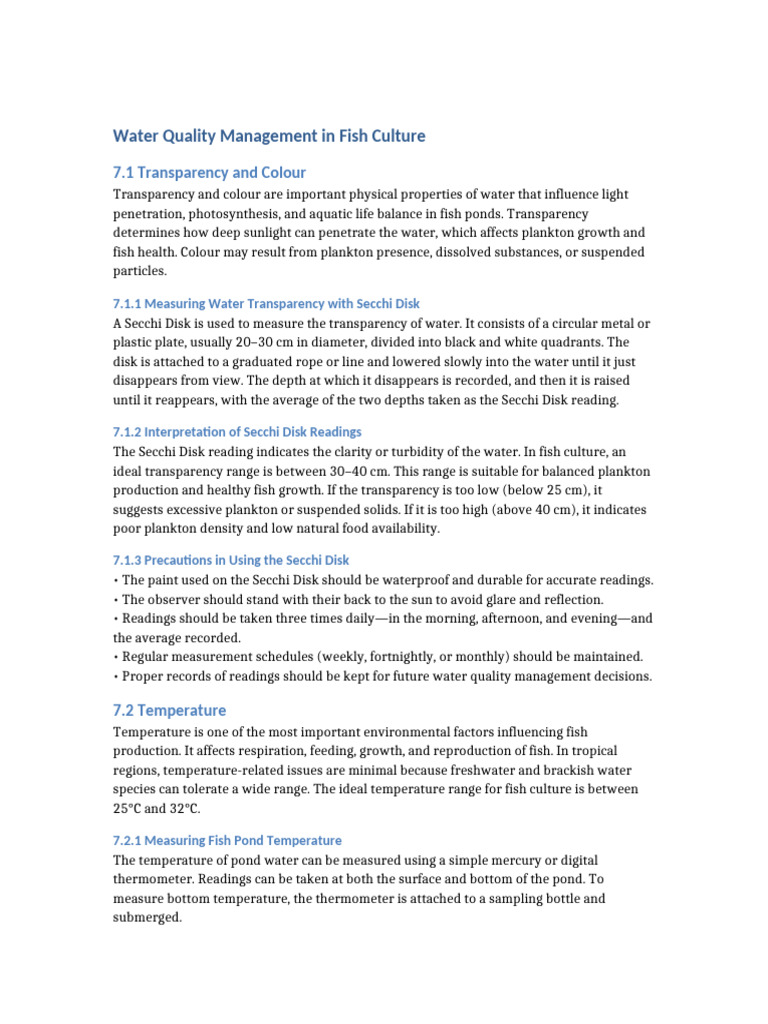 Complete Water Quality Management | PDF | Water | Water Quality