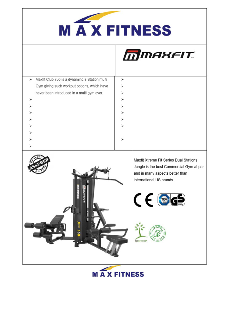 Xtreme Fit Series Multi Gym 2 | PDF