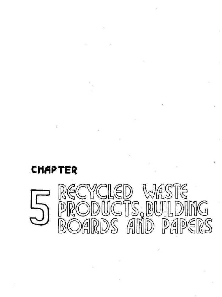 BT1 Building Boards & Paper, Bitumen, Glass & Plastics | PDF