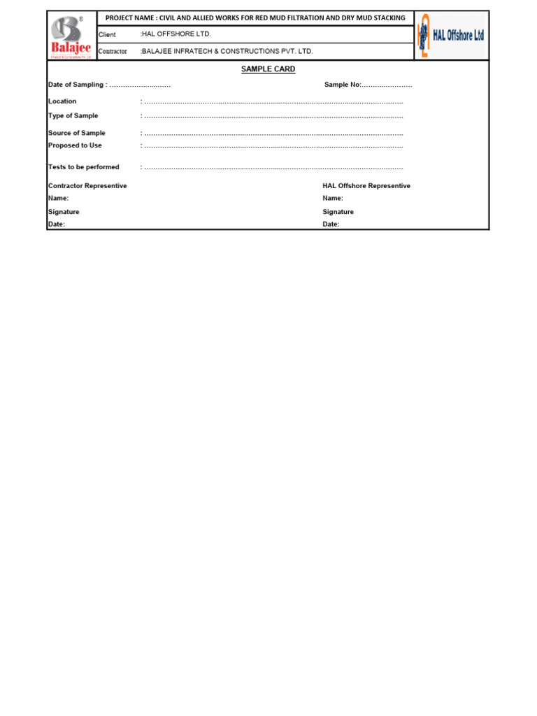 Sample Card | PDF