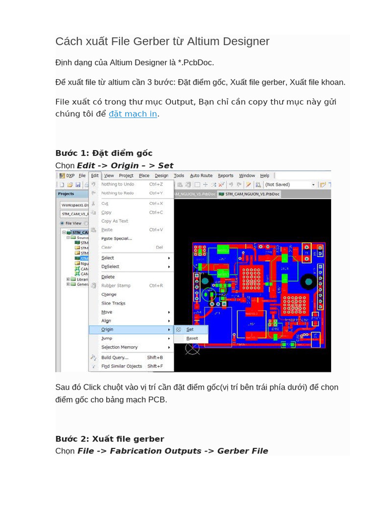 Cách xuất File Gerber từ Altium Designer | PDF