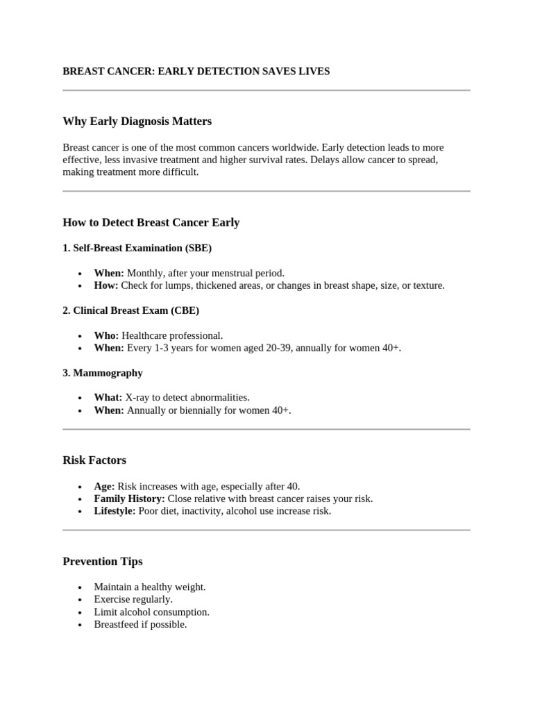 Breast Cancer | PDF