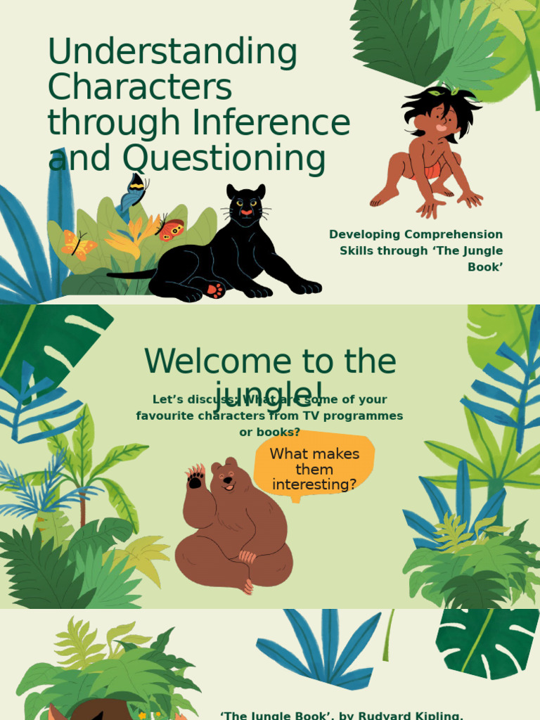 Understanding Characters Through Inference and Questioning Education ...