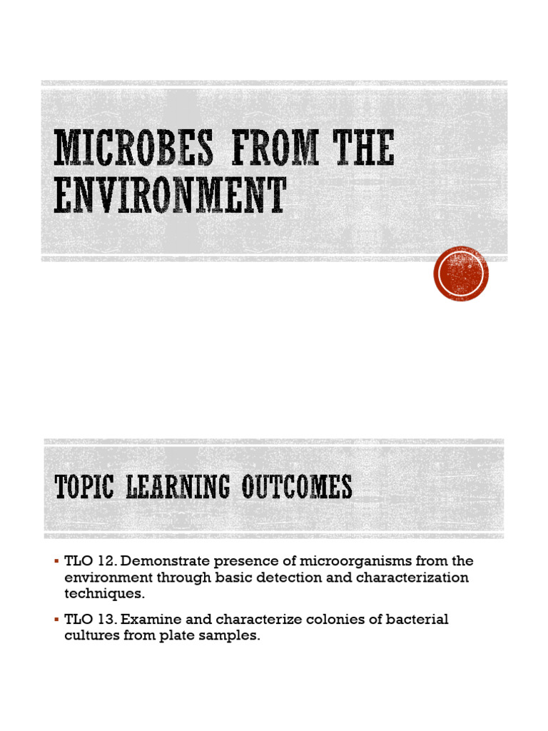Microbial Detection and Colony Analysis | PDF