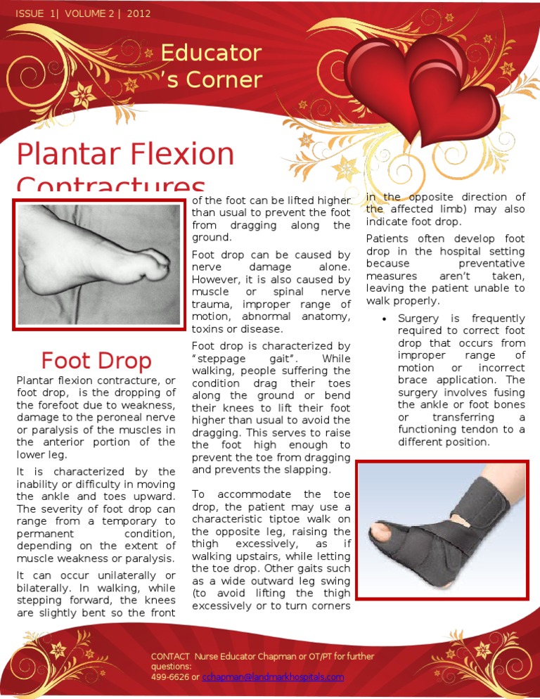 Plantar Contractures | PDF | Science & Mathematics | Self-Improvement