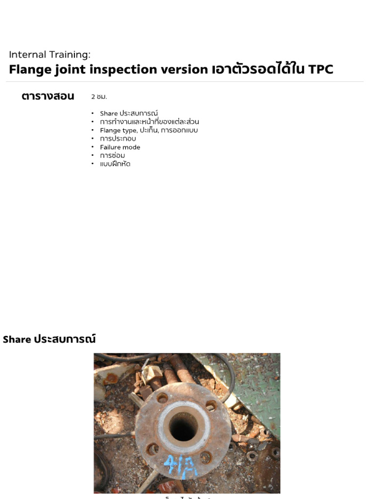 Flange Inspection 1 | PDF