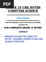 Grade 7 Computer Science Notes | PDF | Integrated Circuit | Computer ...