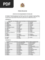 Six-Month Club Passport Exemptions 2023 | PDF | Passport | Nationality Law