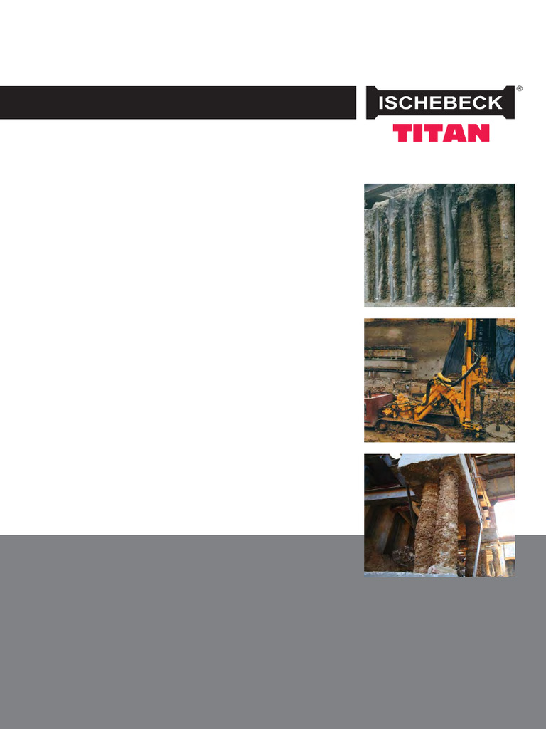 Micropile - IsCHEBECK Titan Injection Piles | PDF | Structural ...