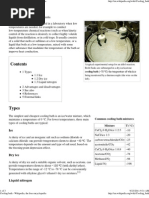List of Cooling Baths | PDF | Materials | Physical Sciences