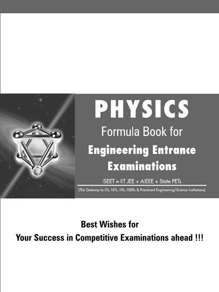 Formula Sheet Phy | PDF