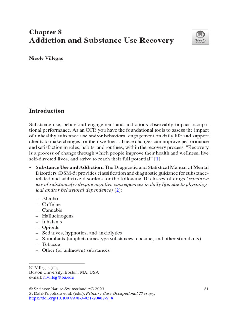 Addiction and Substance Use Recovery | PDF | Substance Abuse ...