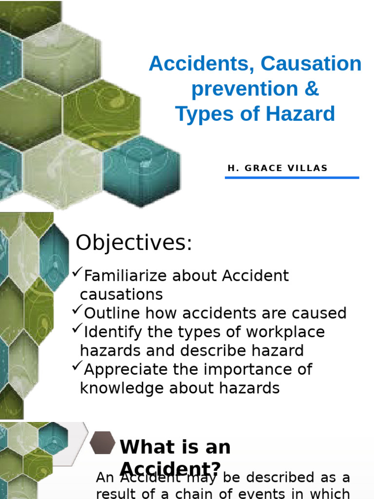 Accidents Causation and Prevention Types of Hazard | PDF | Hazards ...