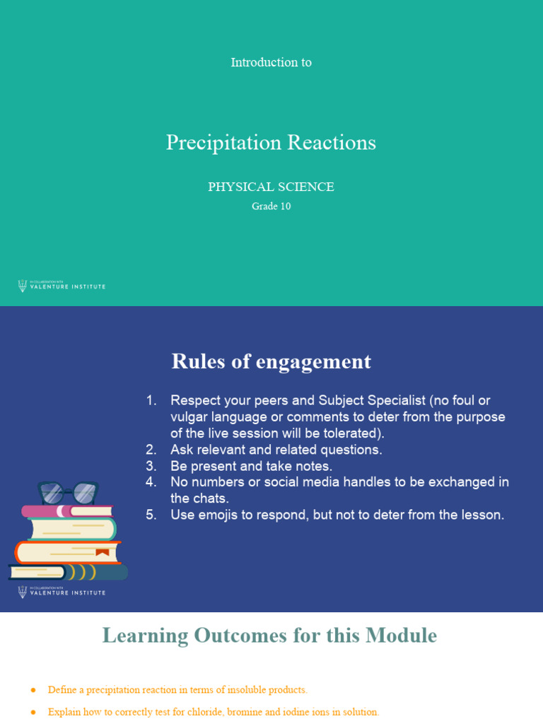 Understanding Precipitation Reactions | PDF | Redox | Acid