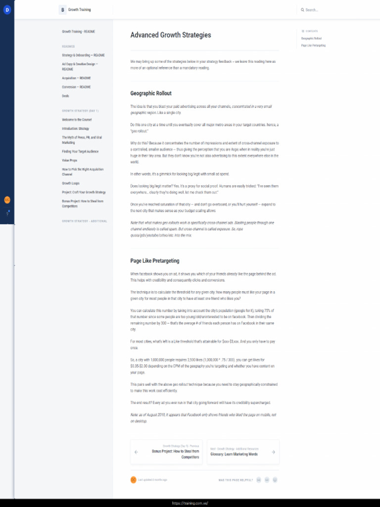 #14126 - _Advanced Growth Strategies - Growth Training | PDF