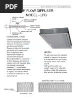 Price LFDC Laminar Flow Diffuser With Hepa Filter Submittal | PDF | Length