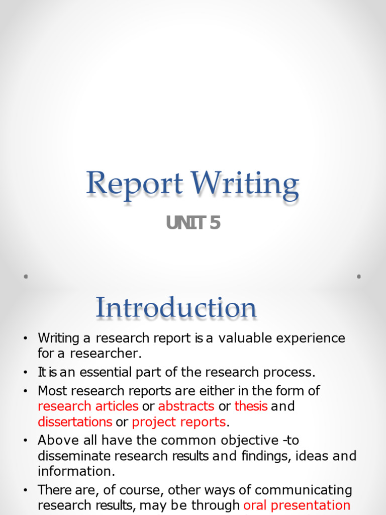 Essential Guide to Research Report Writing | PDF | Citation | Thesis