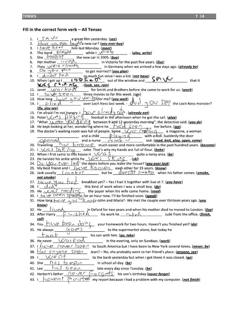 Worksheet 14 | PDF