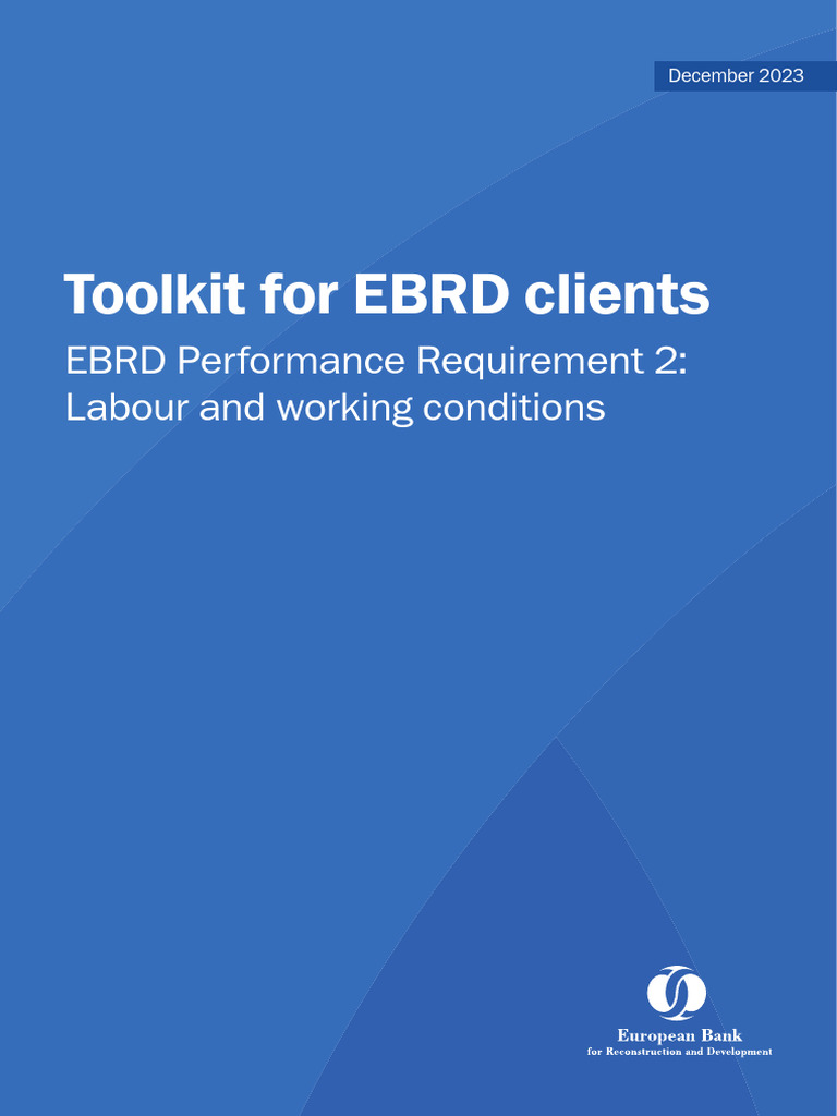 EBRD Toolkit: Labour & Working Conditions | PDF | Occupational Safety ...