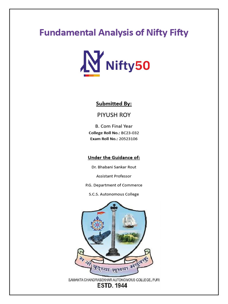 Nifty Fifty Fundamental Analysis Guide | PDF | Price–Earnings Ratio ...