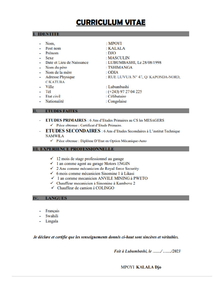 Dossier Djo Aurel | PDF