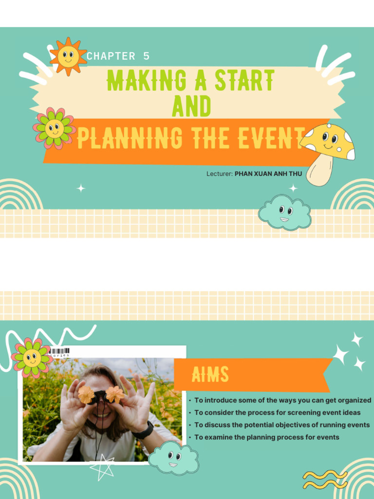 Chapter 5 - Making A Start and Planning The Event | PDF