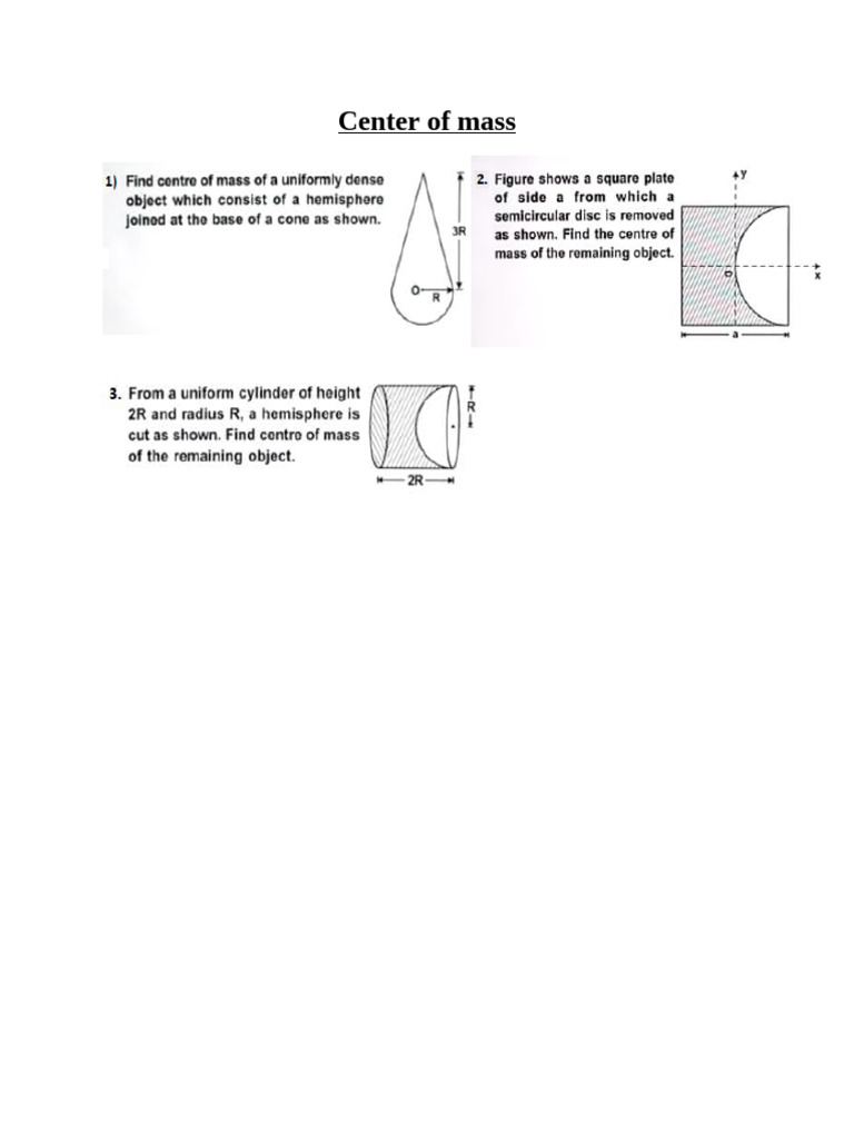Center of Mass | PDF